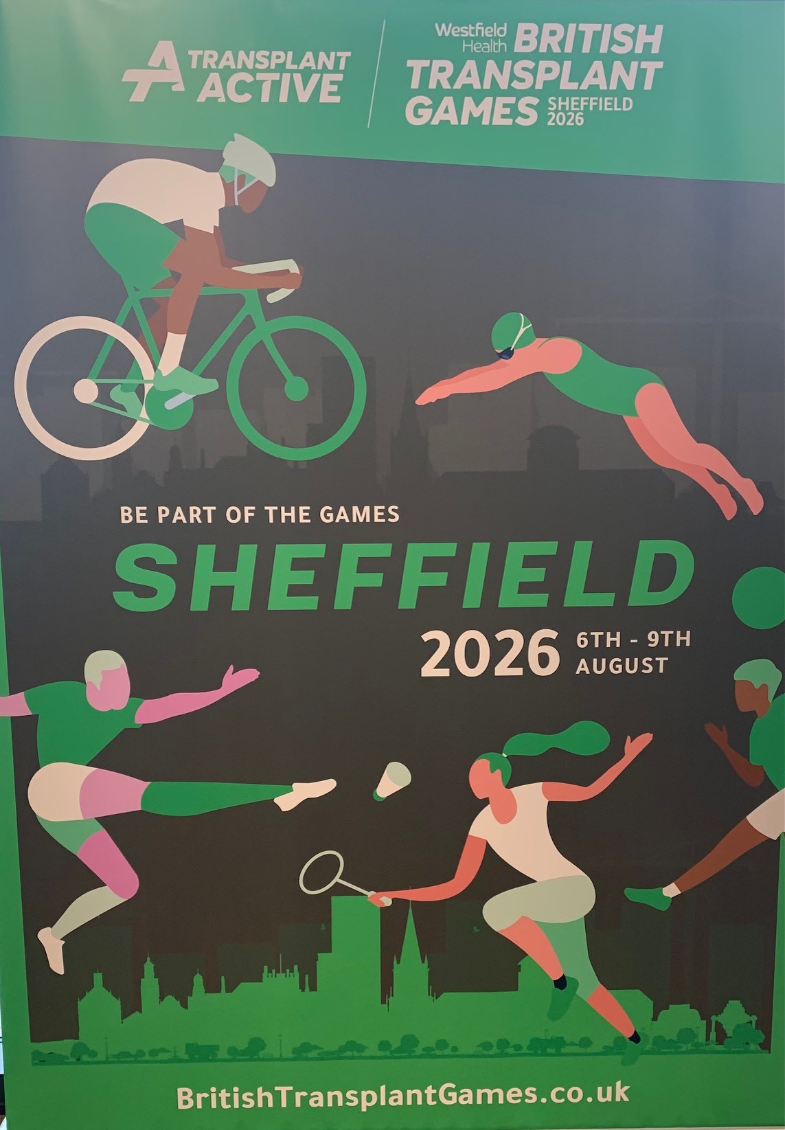 British Transplant Games - 09.08.2026 - Sheffield Olympic Legacy Park
